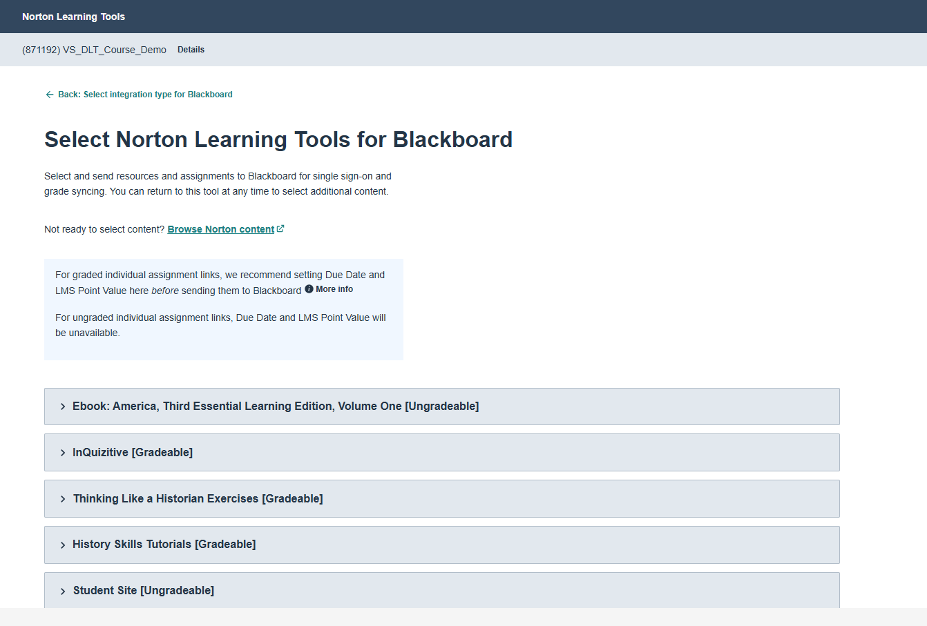 W.W. Norton: Adding Courseware with Follett Willo Digital Delivery 1.3 ...