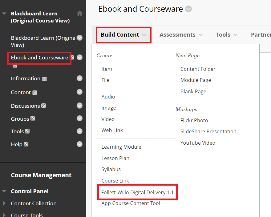 W.W. Norton: Adding Your Courseware with Follett Willo Digital Delivery 1.1 to Blackboard ...